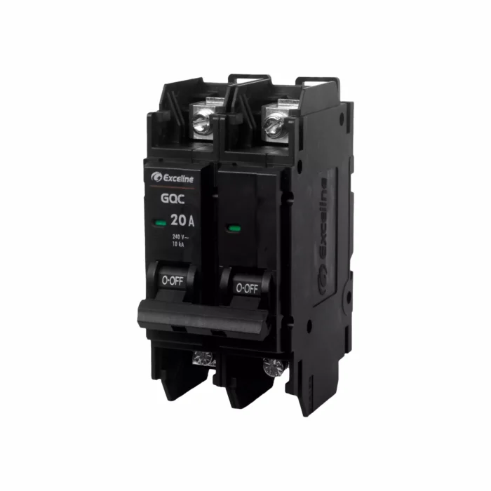 Breaker Superficial GQC 2x20A Exceline — ElectriCaracas