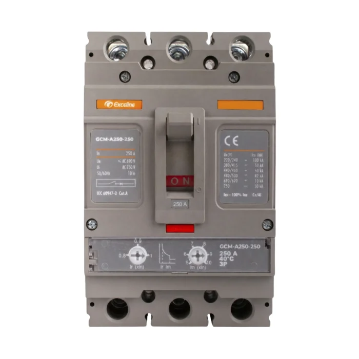 Breaker Caja Moldeada Ajustable GCM-A250 2x250A 690V, Exceline ...