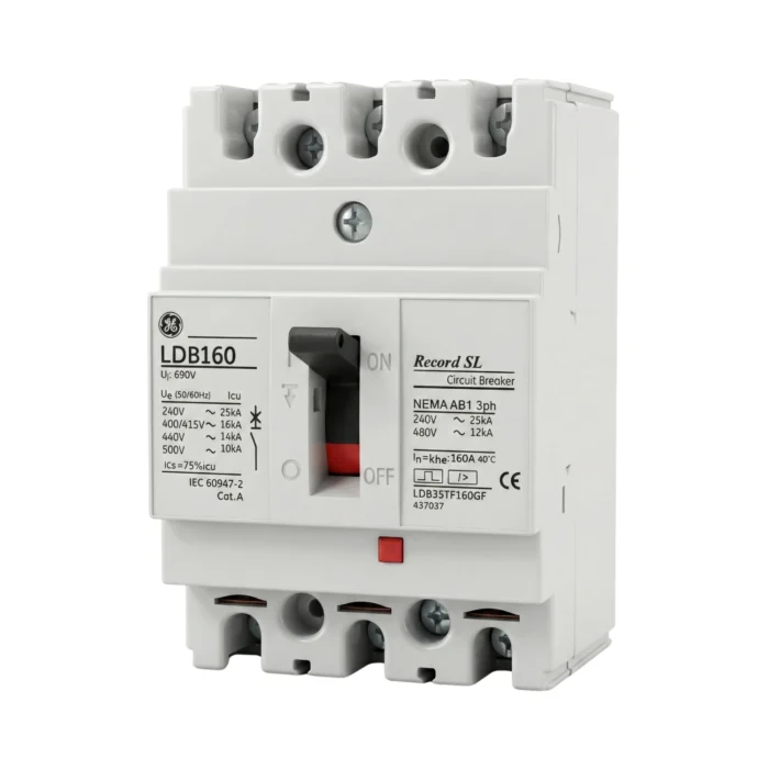 Breaker Industrial Caja Moldeada 3x160A LD General Electric ...