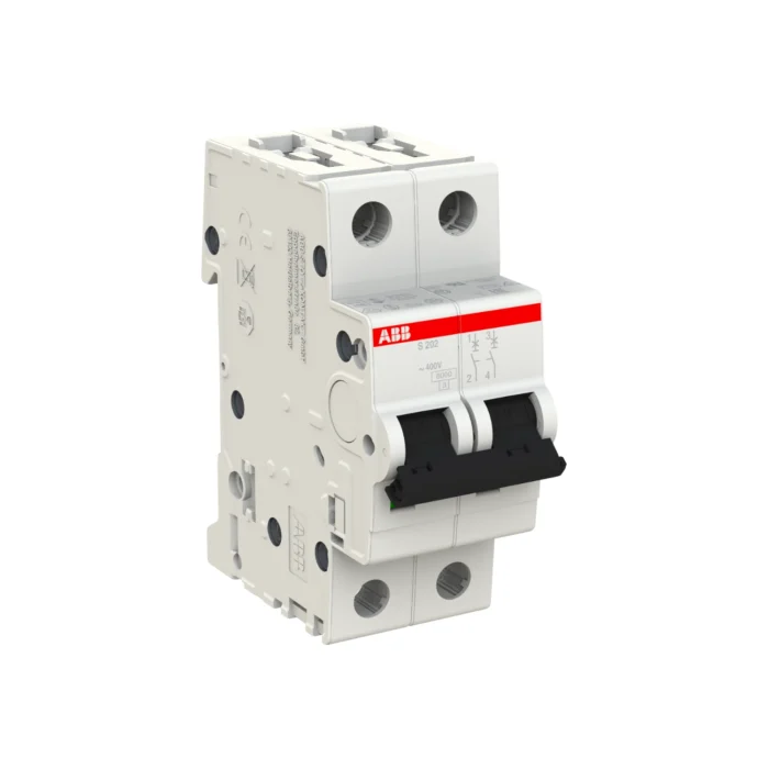 Mini Breaker Termomagnético Curva C 2x10A 440V, ABB — ElectriCaracas