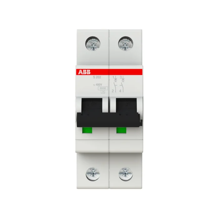 Mini Breaker Termomagnético Curva C 2x50A 440V, ABB — ElectriCaracas
